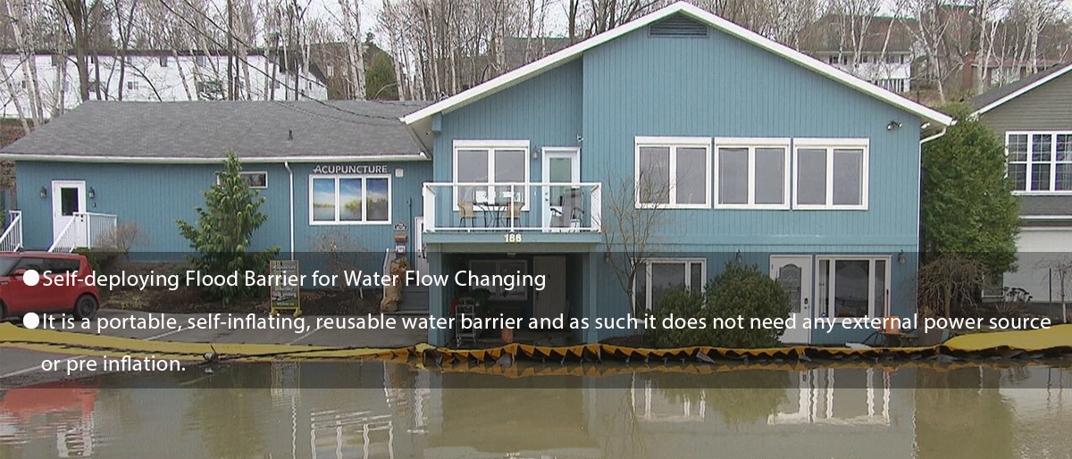Self-deploying Flood Barrier for Water Flow Changing - Buy water gate ...