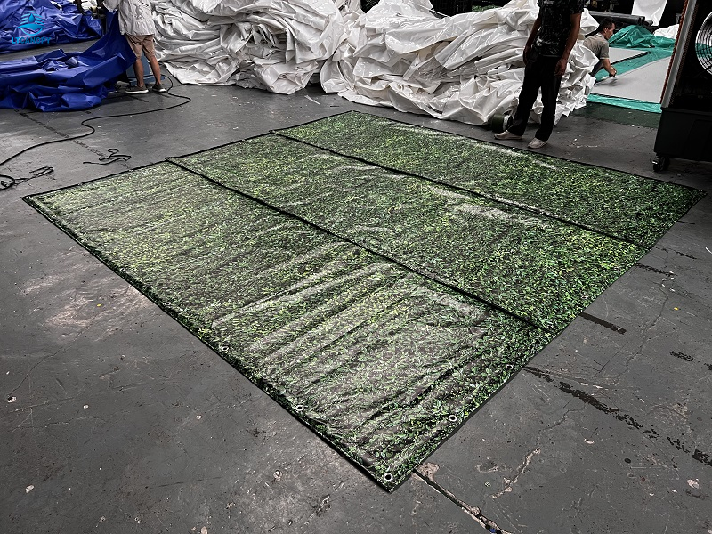 Imitation Grass Noise Reducing Acoustic Barrier - Buy sound barrier ...