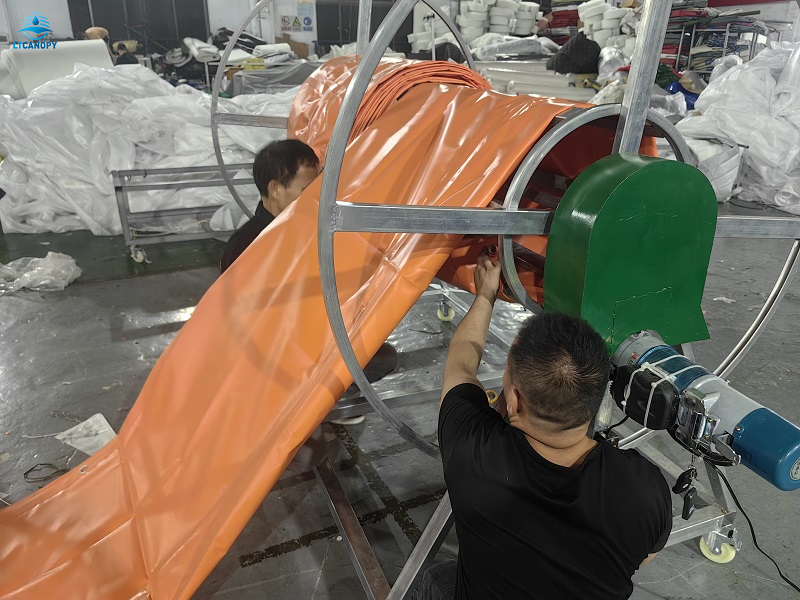 Water Filled Inflatable Dam - Buy quick dam water-filled flood barrier ...