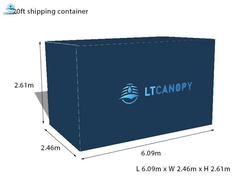 Outdoor Waterproof Shipping Container Cover - Buy container cover ...
