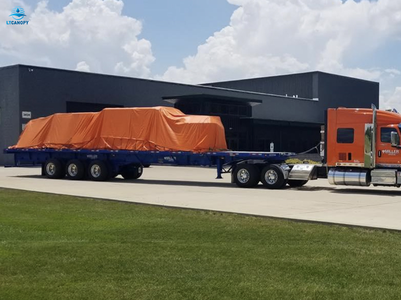 Heavy Duty 18oz Flatbed Tarps - Buy lumber cover, lumber tarps, truck ...