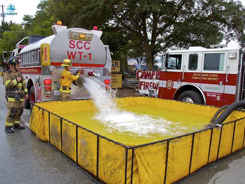 Portable Folding Frame Water Tanks - Buy emergency water storage tanks ...