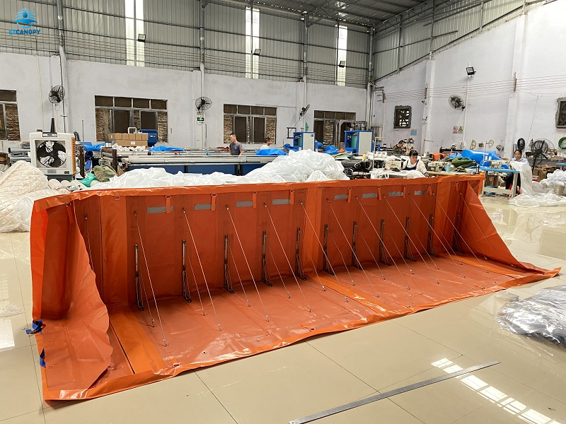 Flood Barrier Customized for Corner - Buy flood barrier supplier, flood ...