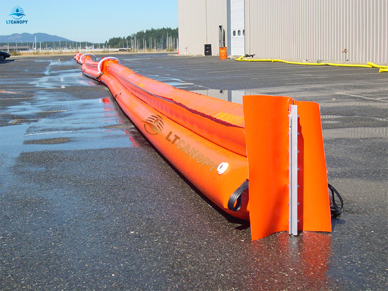 PVC Oil Containment Boom Barrier - Buy containment booms, oil fence ...