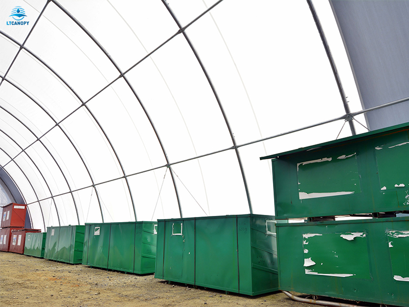 Arched Storage PVC Tent - Buy PVC tent, container dome, semicircular ...