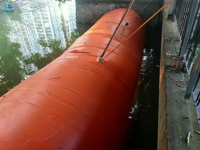 Flood Control Water Barrier Dam - Buy inflatable flood barrier ...