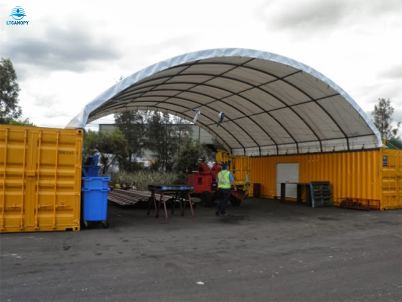 Shipping Container Dome Shelter - Buy shipping container covers ...