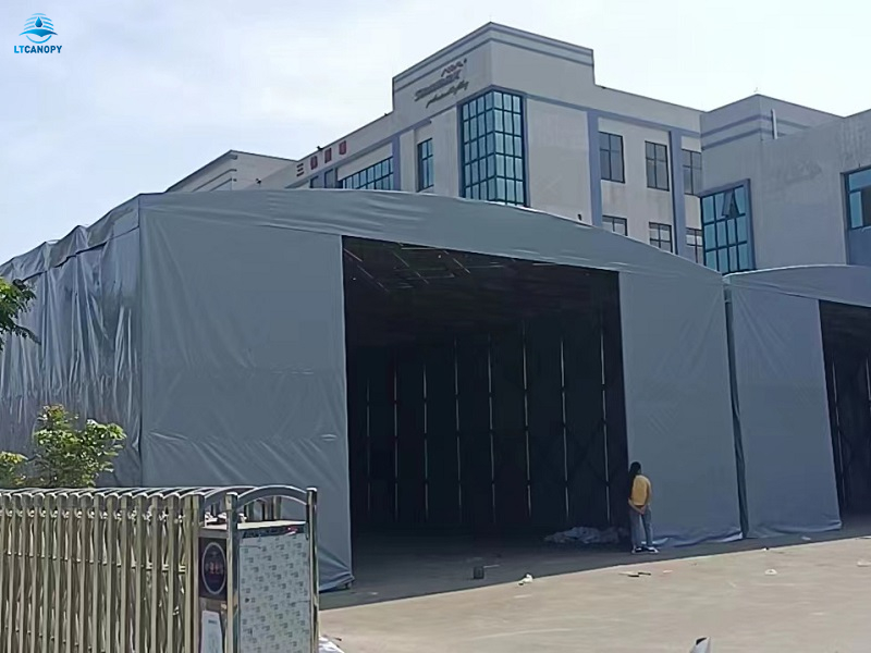 Outdoor Push And Pull Canopy Tent - Buy garage tent, warehouse canopy ...