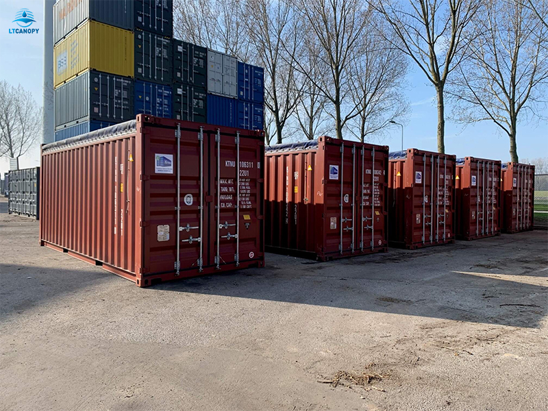 Open Top Shipping Container Tarpaulin Covers - Buy shipping container ...