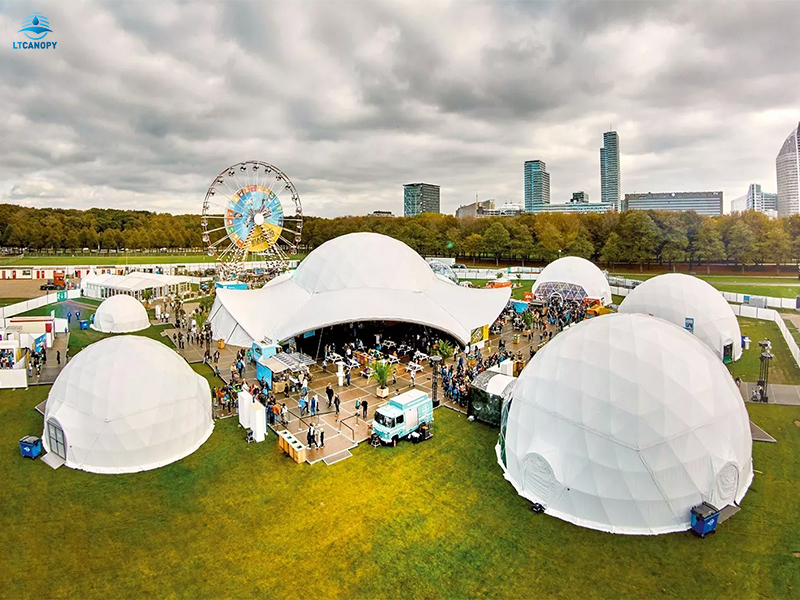 PVC Geodesic Dome Tent House - Buy dome hotel tent, dome tent, camping ...