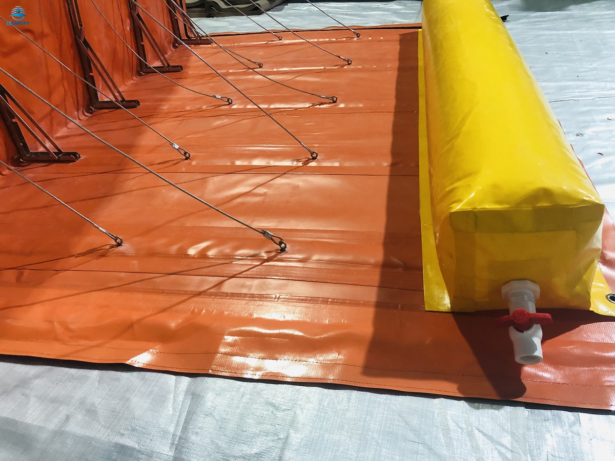 Flood Barrier With Water Hose - Buy reusable flood barriers for homes ...